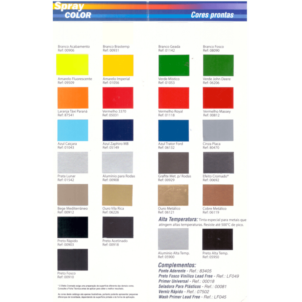 Spray Color Preto Fosco 300ml - hipertintas